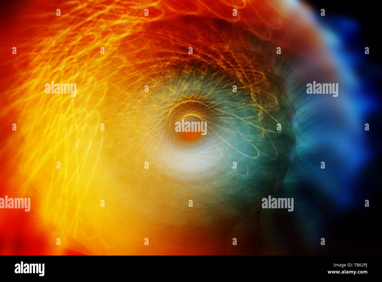 Colour full circle swirl illustration Stock Photo - Alamy