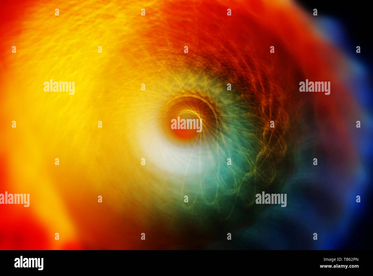 Colour full circle swirl illustration Stock Photo - Alamy