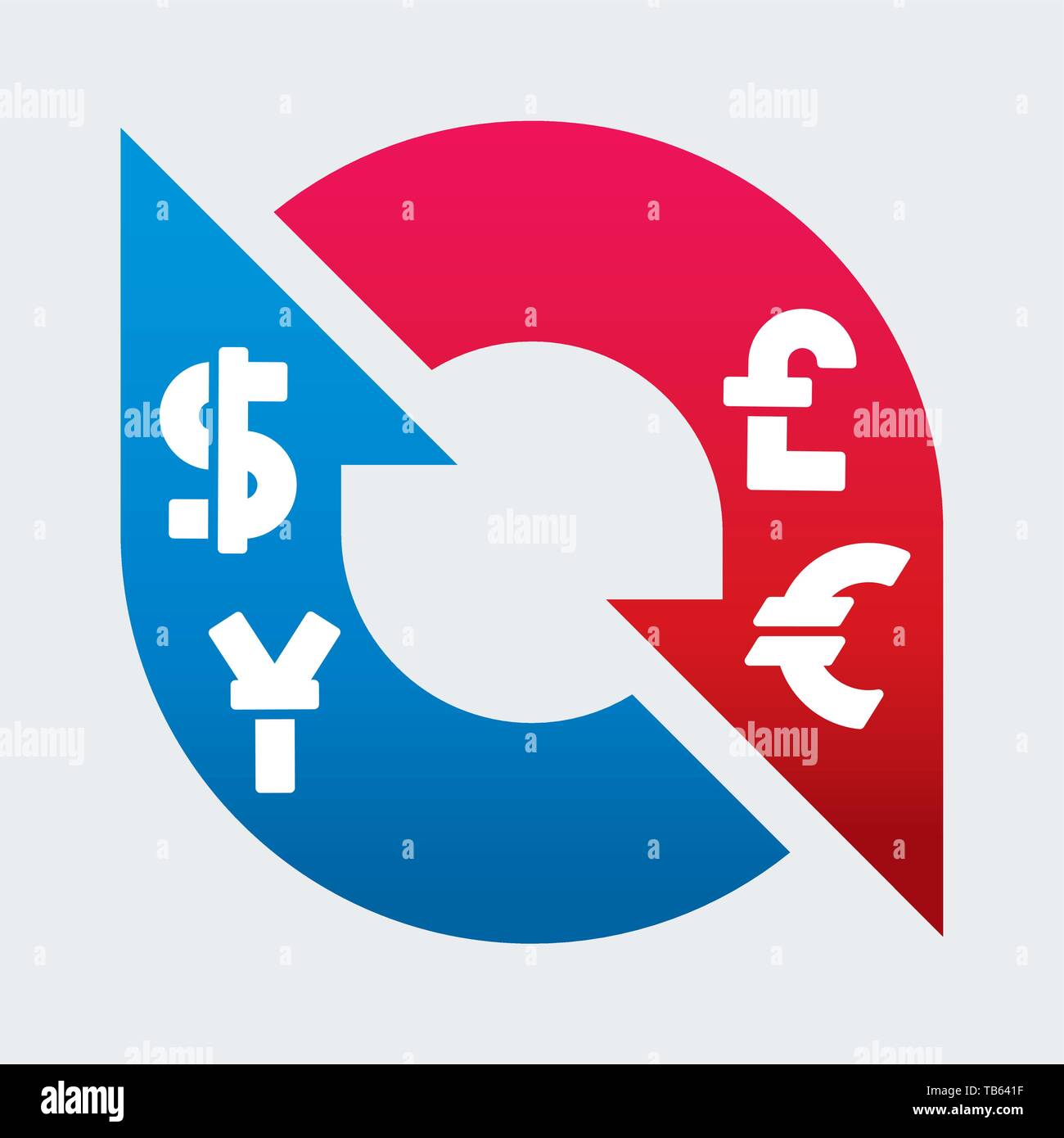 Yen euro money exchange Stock Vector Images - Alamy