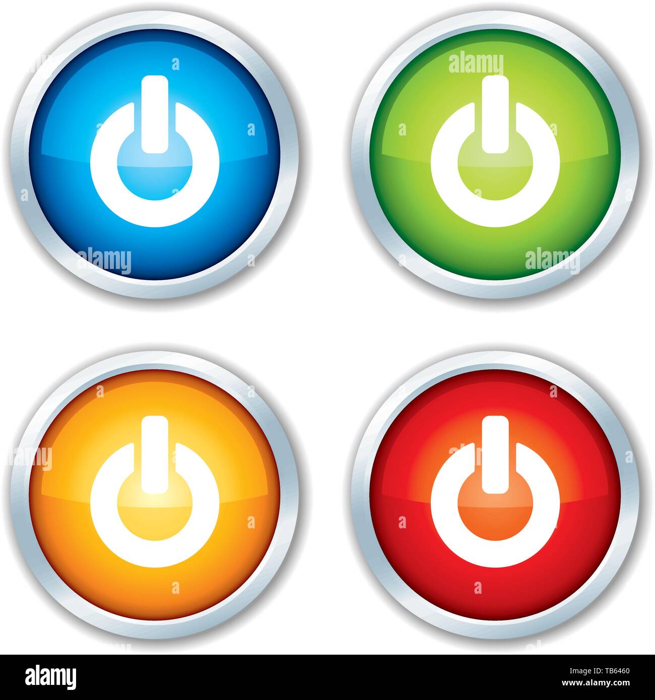 Shiny metallic illustration hi-res stock photography and images - Alamy