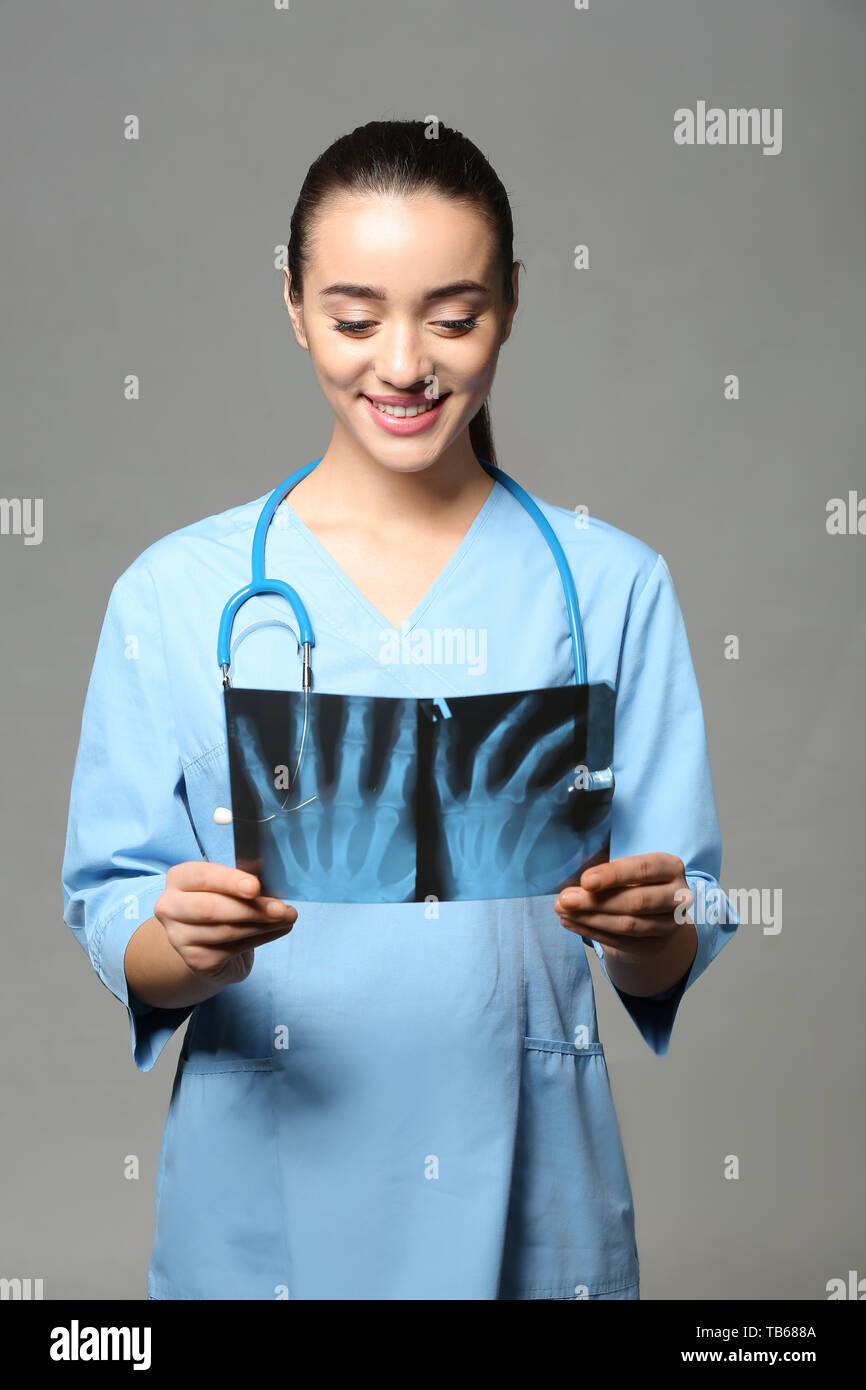 Doctor studying hi-res stock photography and images - Alamy