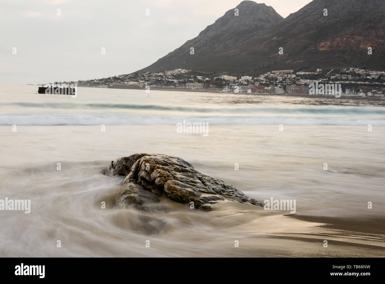 False Bay in South Africa's Western Cape province on the Cape Peninsula ...