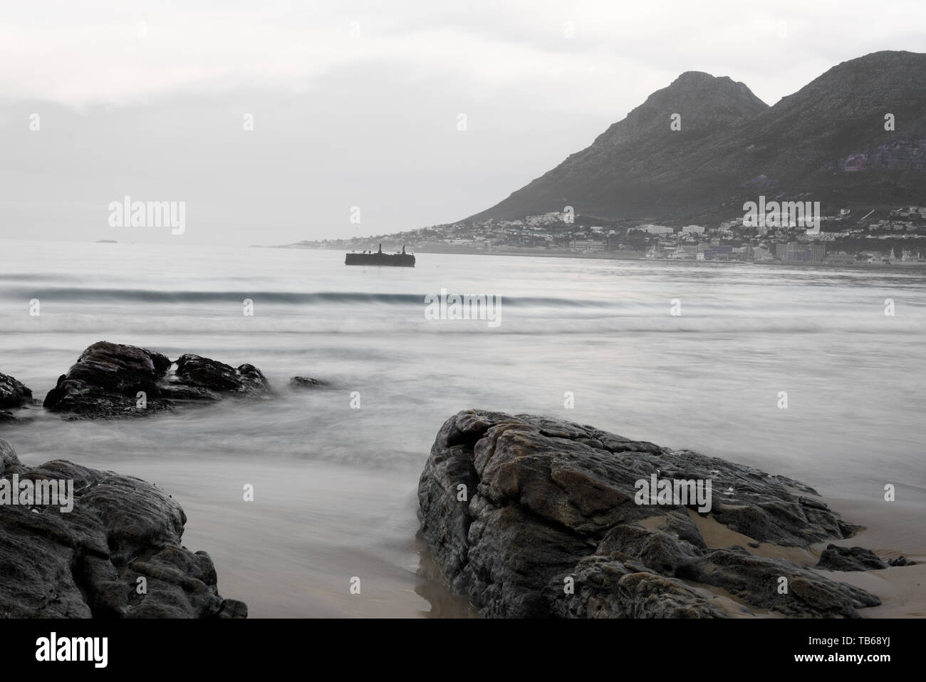 False Bay in South Africa's Western Cape province on the Cape Peninsula ...