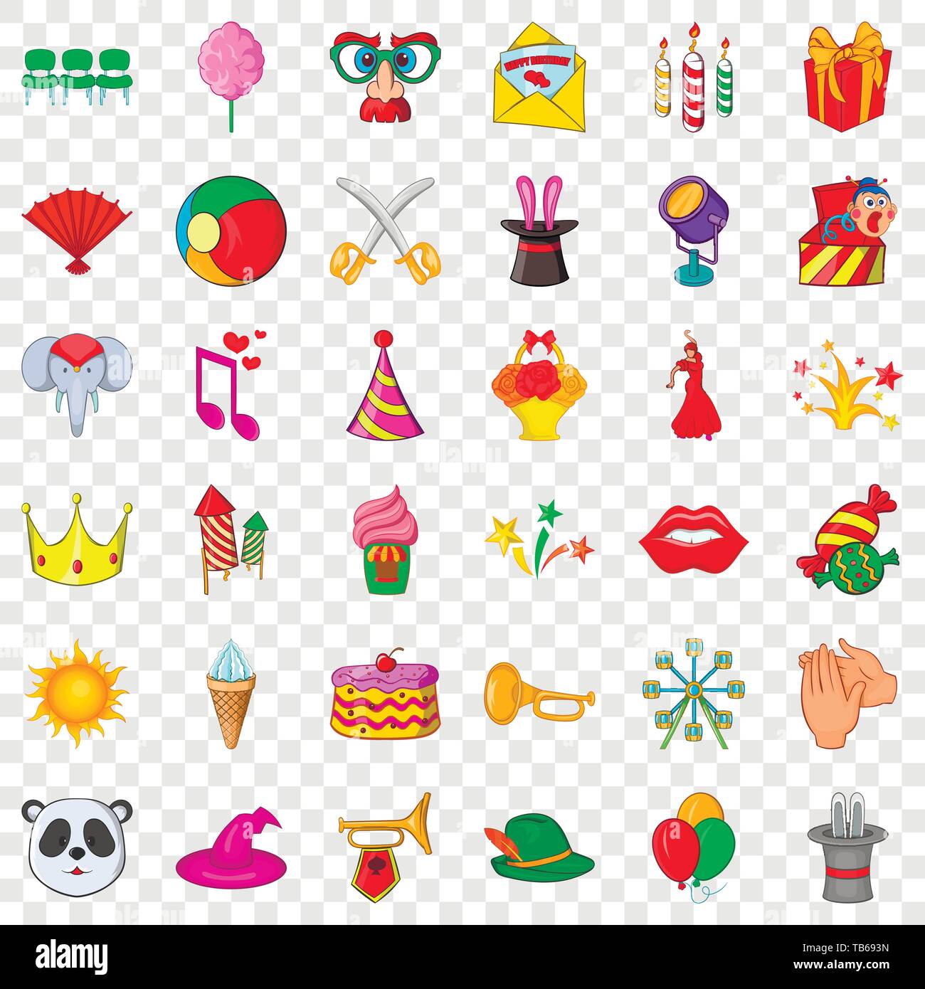 Crown icons set, cartoon style Stock Vector Image & Art - Alamy