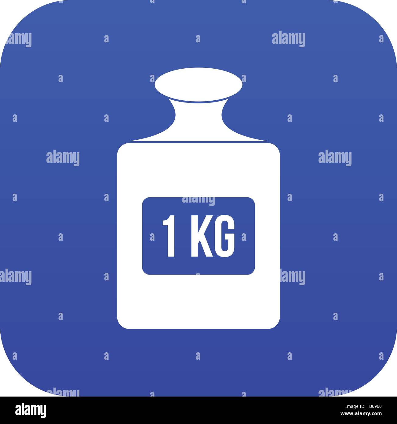 One kilogram weight pattern, simple style Stock Vector Image & Art - Alamy