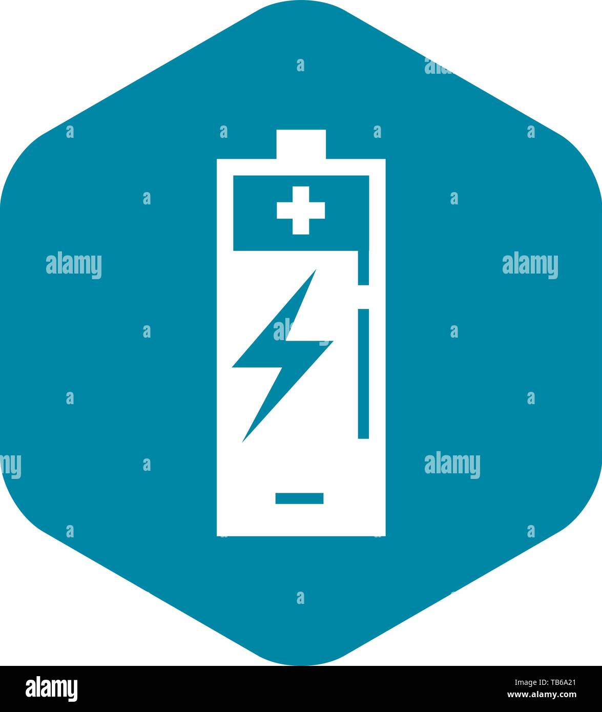 Energy battery icon, simple style Stock Vector Image & Art - Alamy