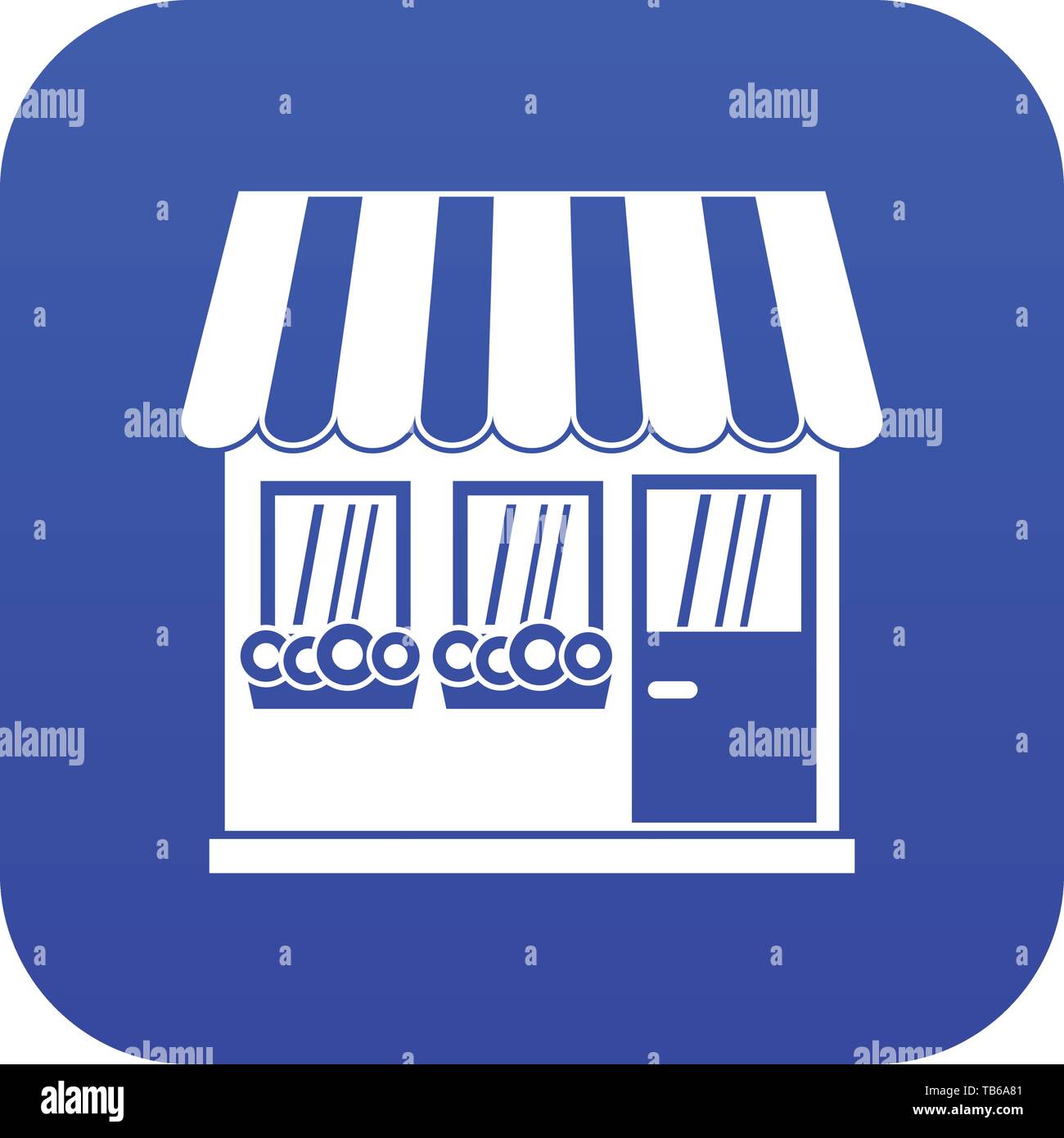 Blue french window Stock Vector Images - Alamy