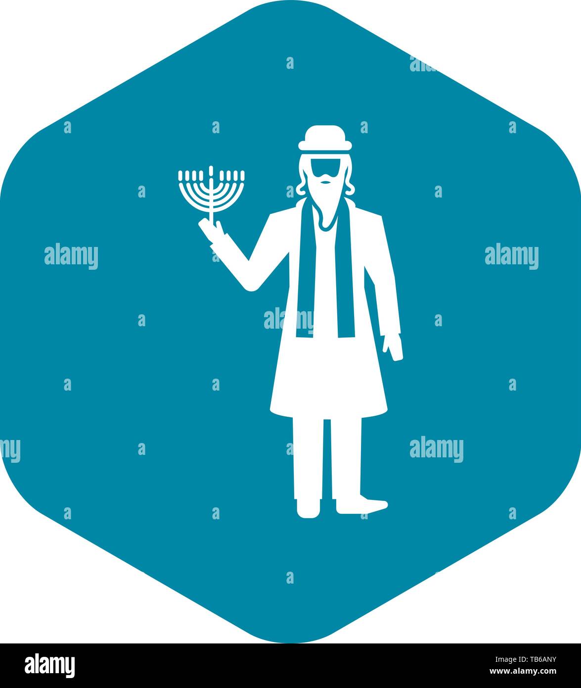 Jewish man icon, simple style Stock Vector Image & Art - Alamy