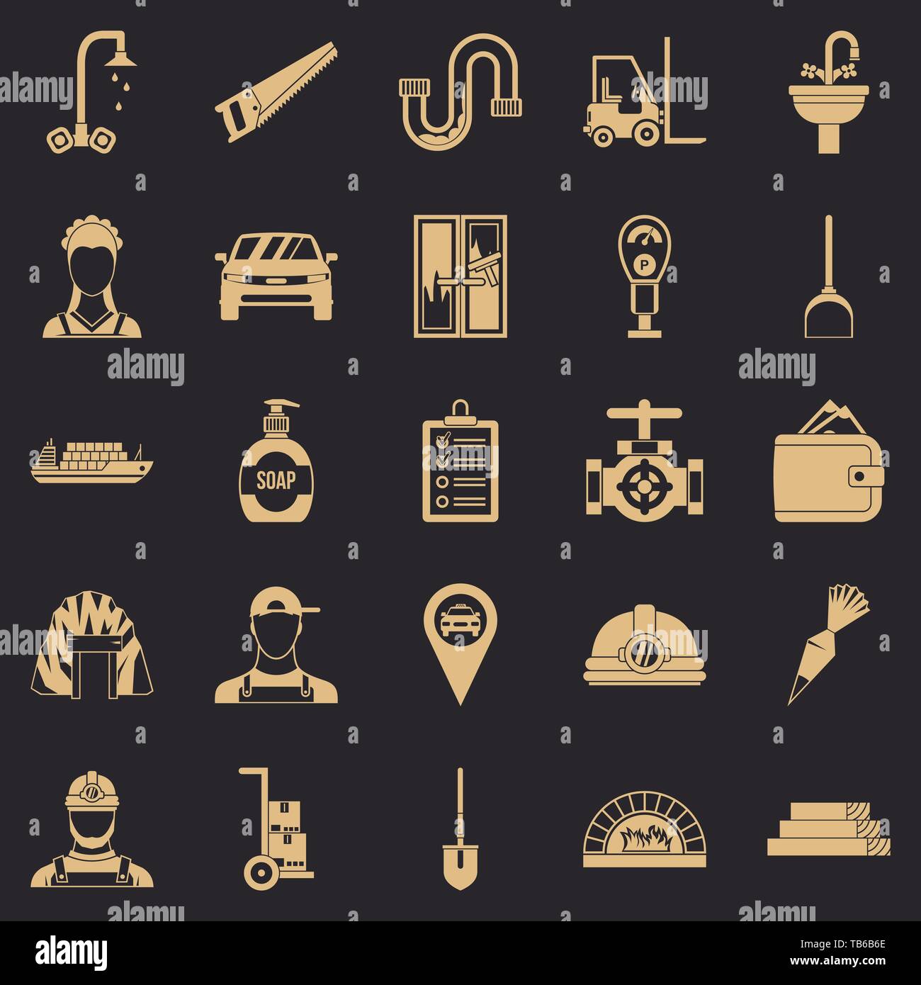 Office drudgery Stock Vector Images - Alamy