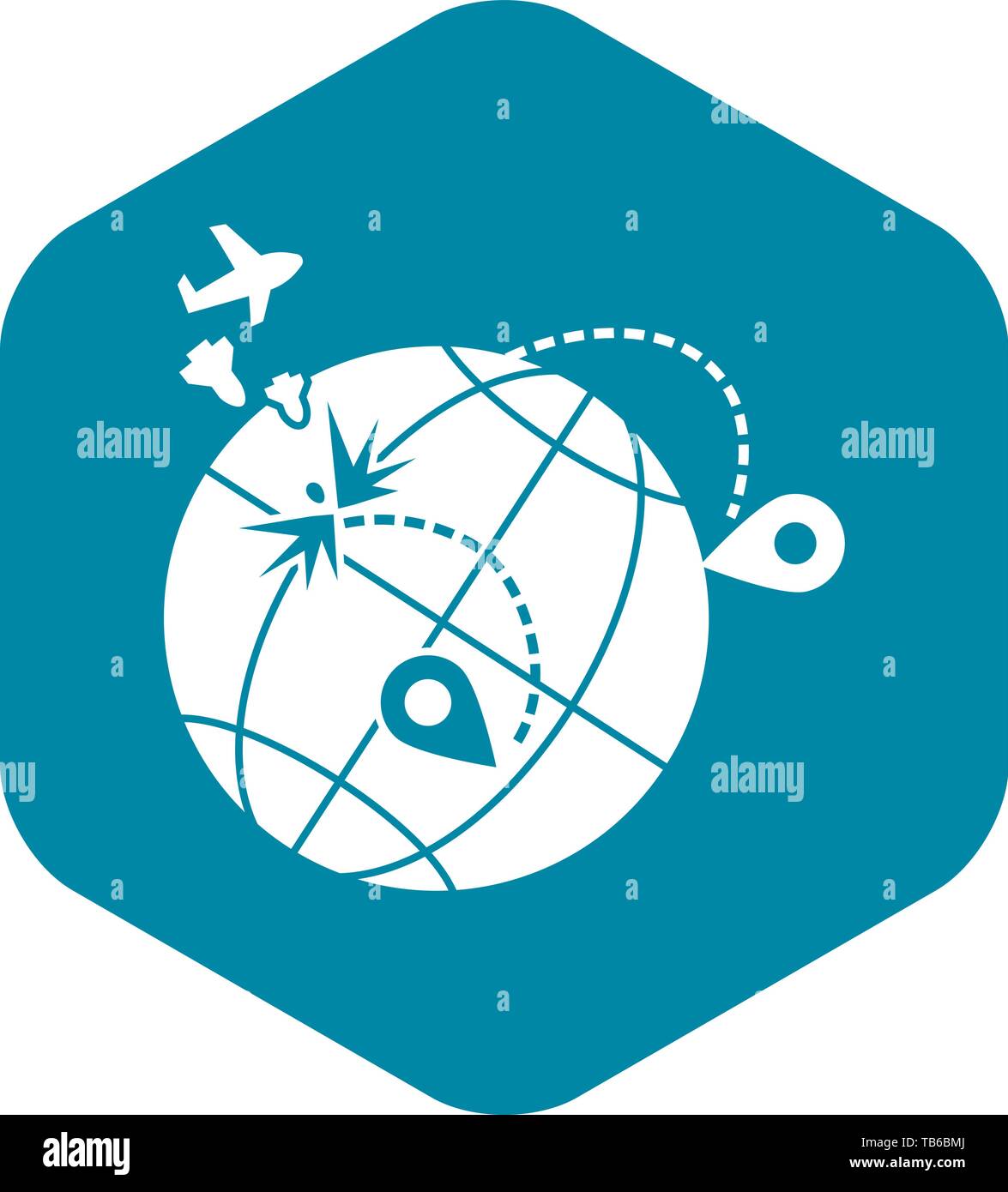 Human migration illustration map hi-res stock photography and images ...