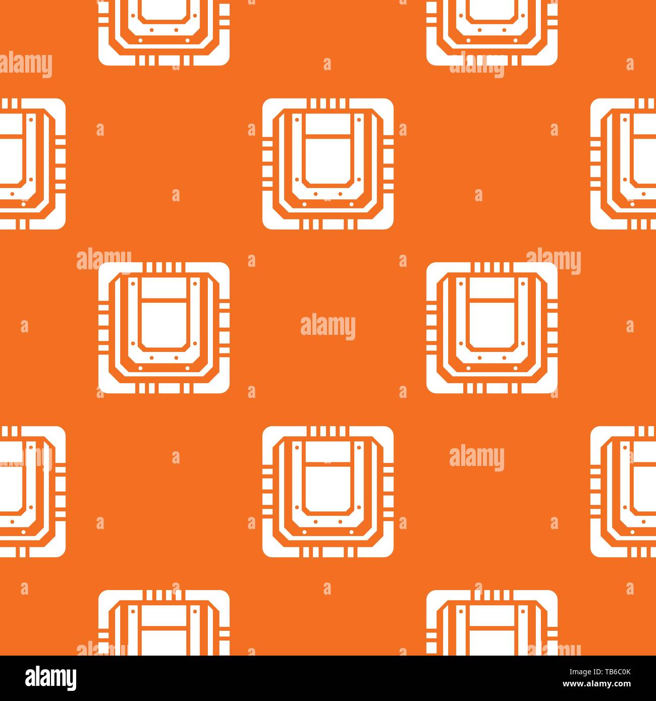 Modern microchip pattern vector orange Stock Vector Image & Art - Alamy
