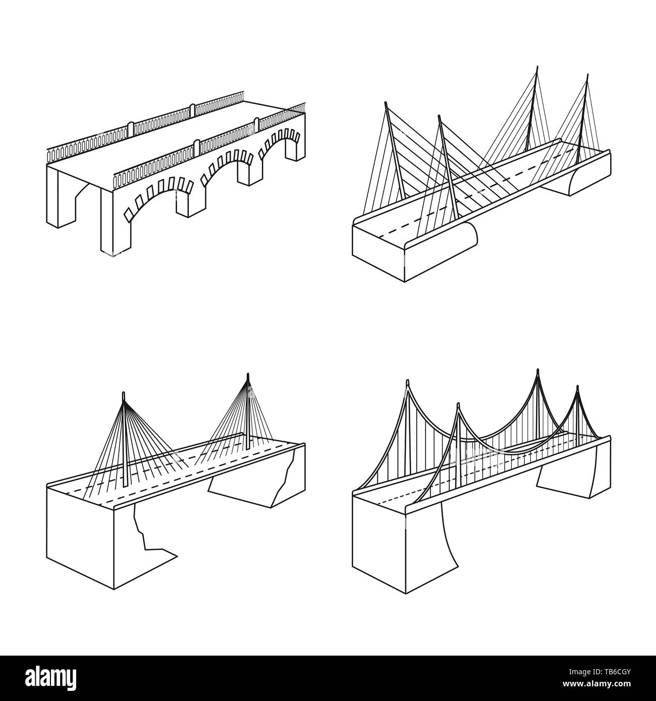 bridge,relocation,construction,mounted,rock,brick,suspended,long ...