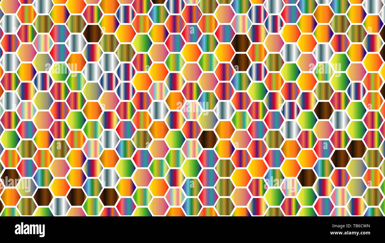 Abstract hexagon pattern background with copy space for text and advertisements. Geometric ...
