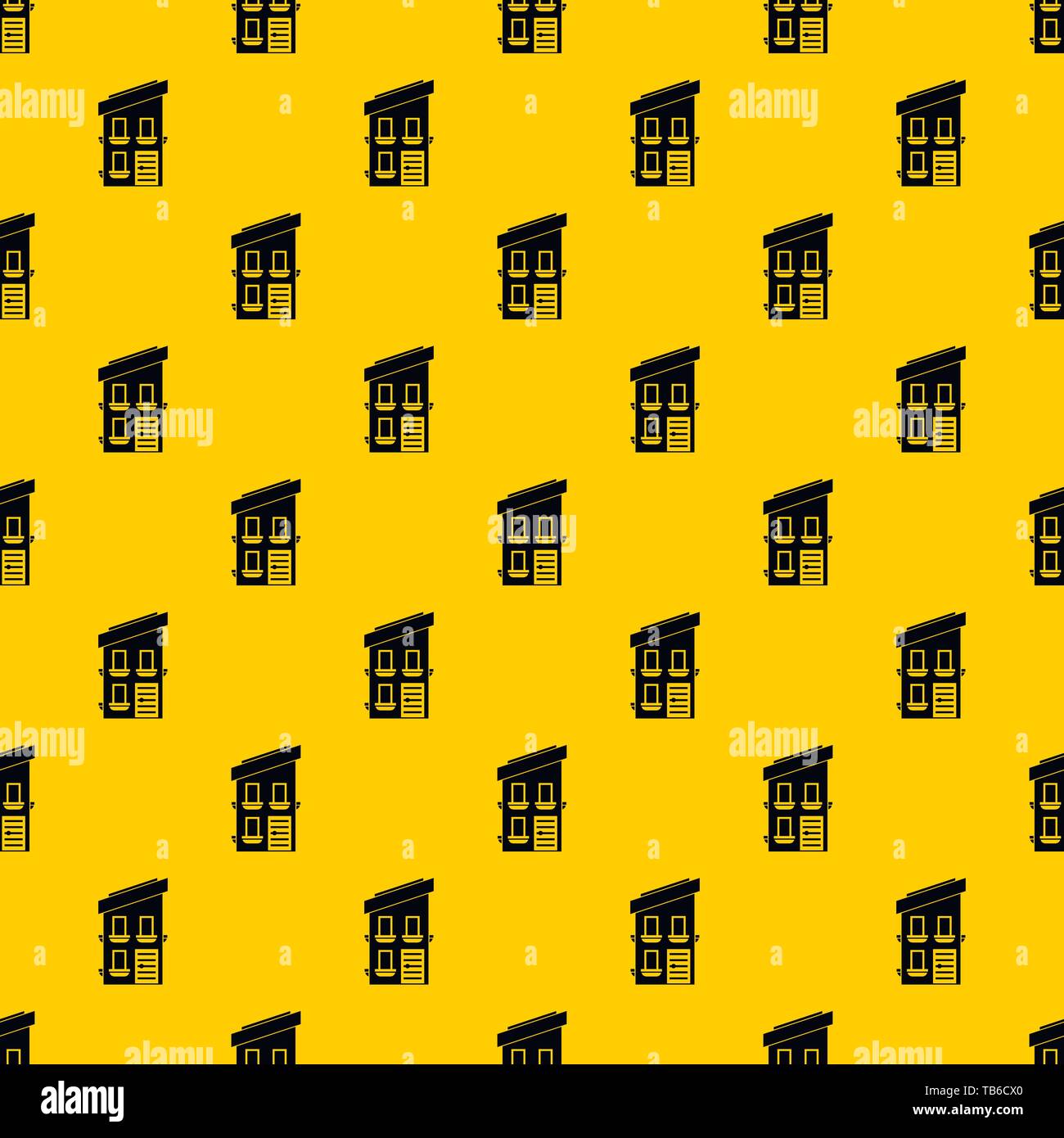 Two-storey house pattern vector Stock Vector Image & Art - Alamy