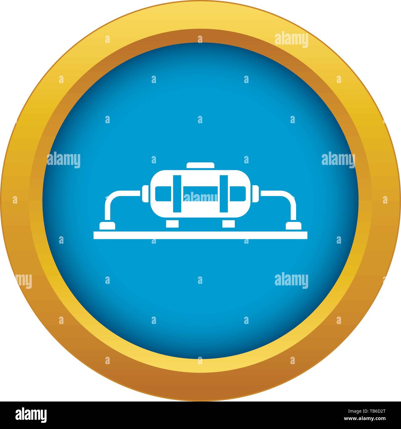 Oil production icon blue vector isolated Stock Vector Image & Art - Alamy