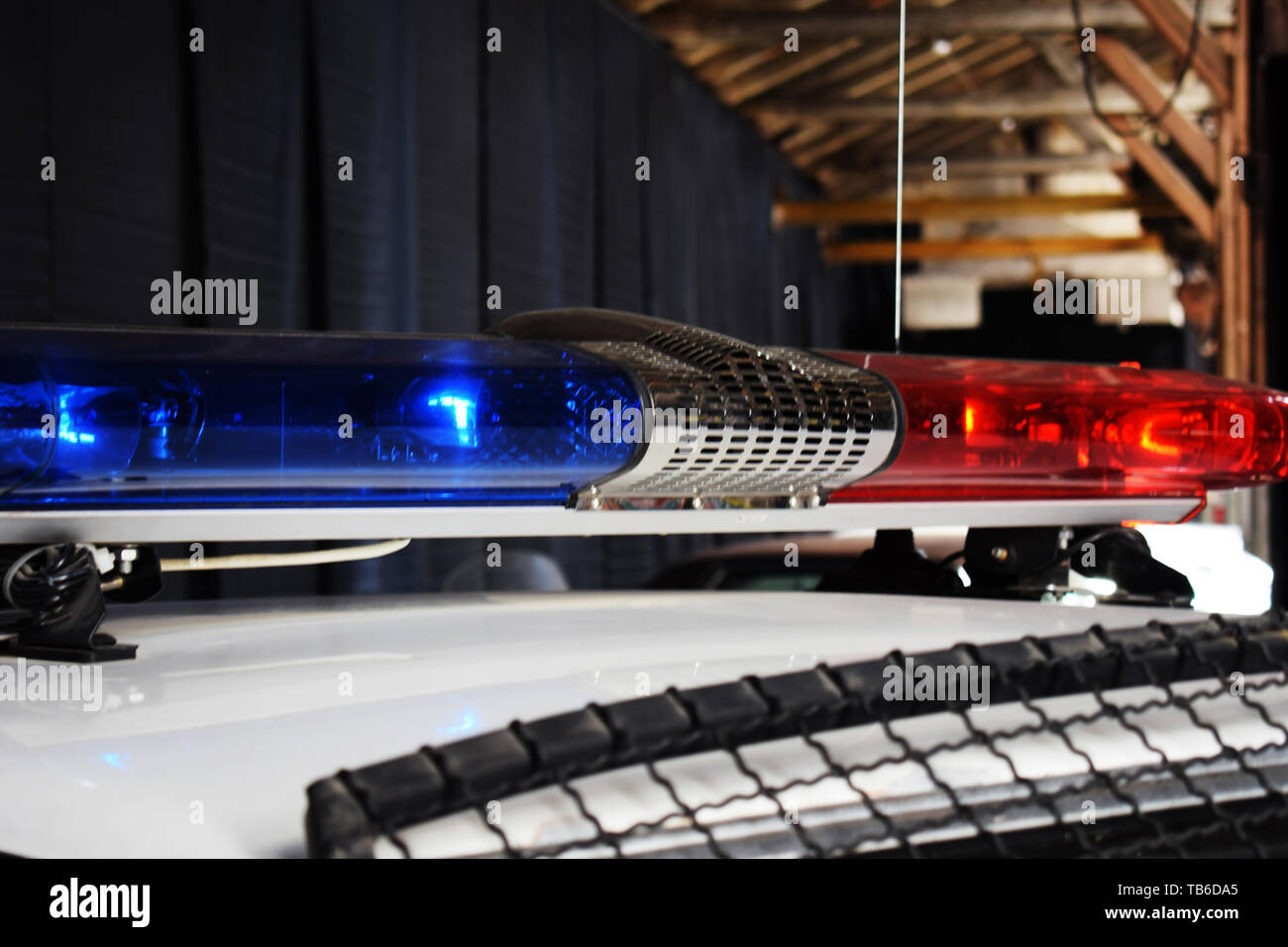 Night red blue lights siren road hi-res stock photography and images ...