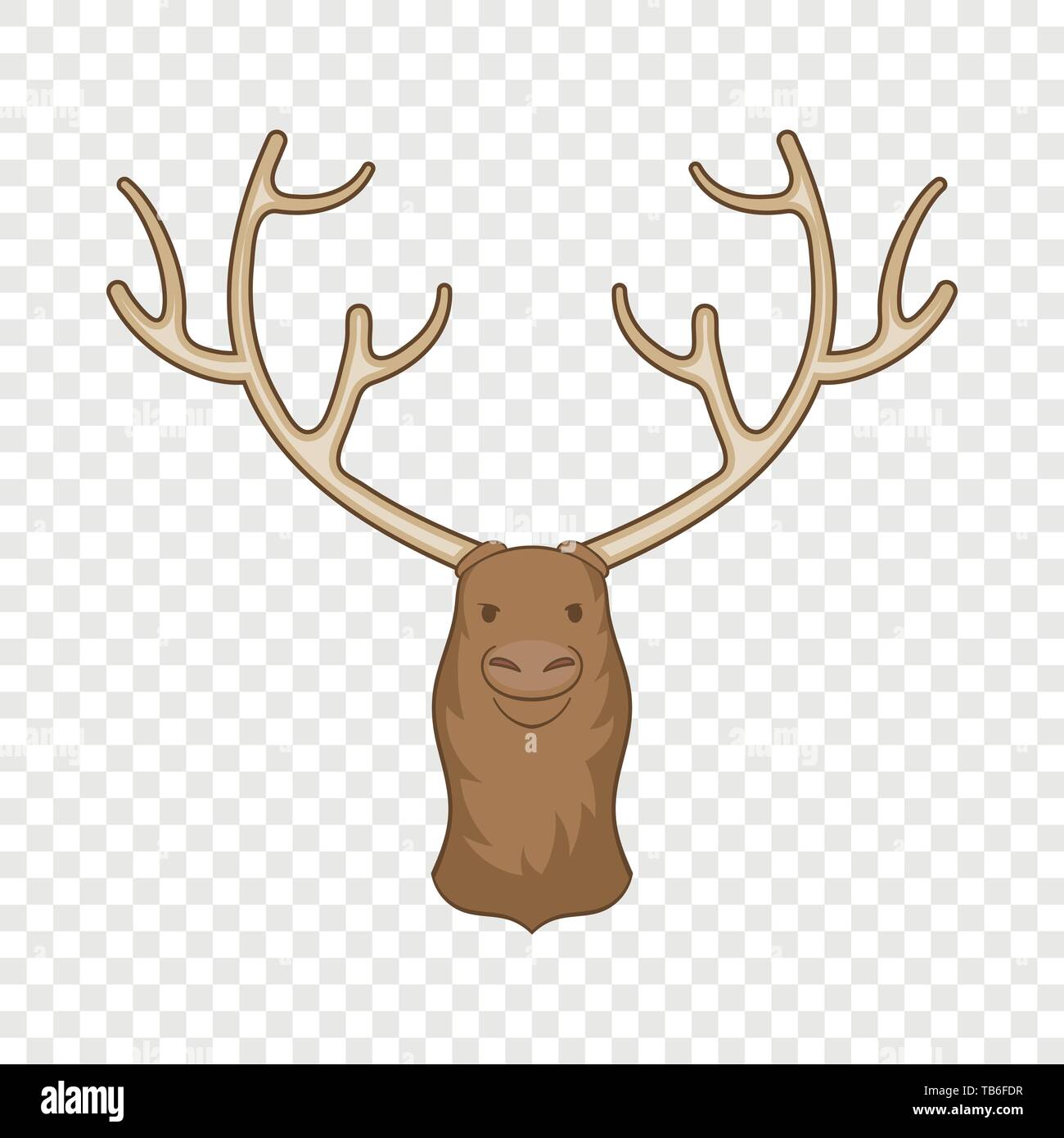 Moose head icon, cartoon style Stock Vector Image & Art - Alamy