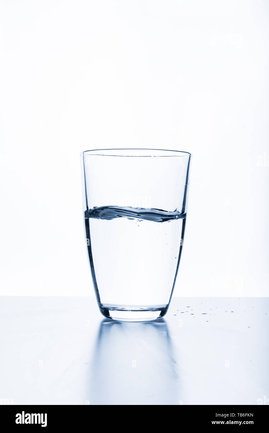 glass of water isolated on white Stock Photo - Alamy