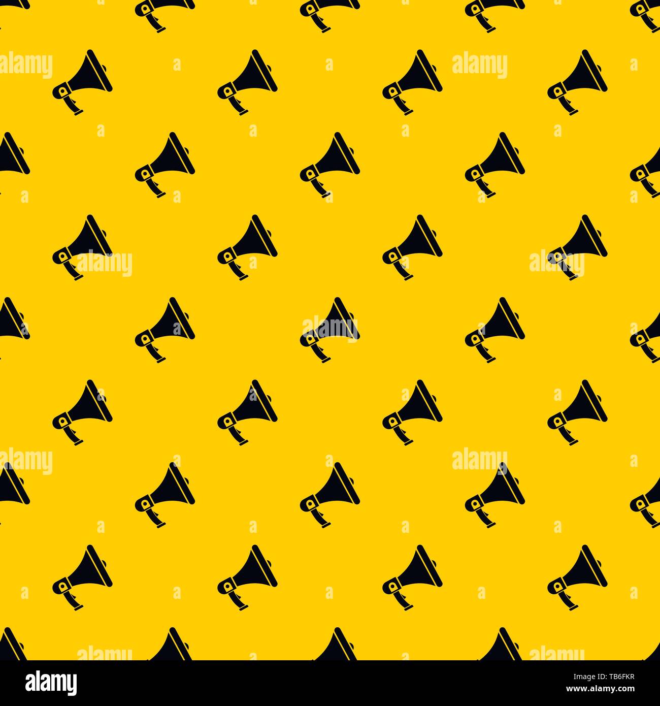 Megaphone pattern vector Stock Vector Image & Art - Alamy