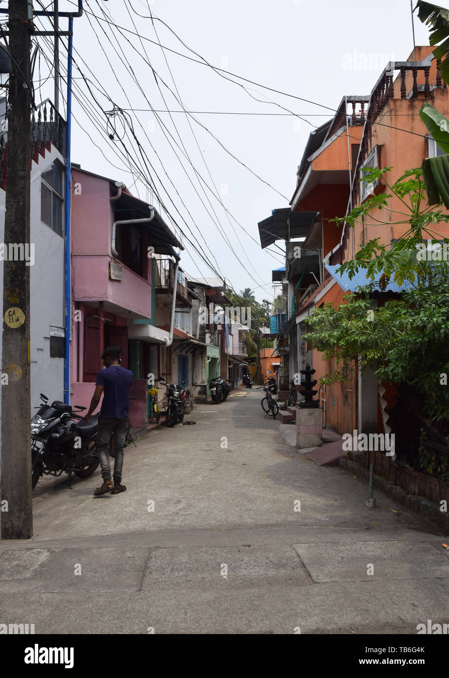 Street view, cochin, kerala, india Stock Photo - Alamy