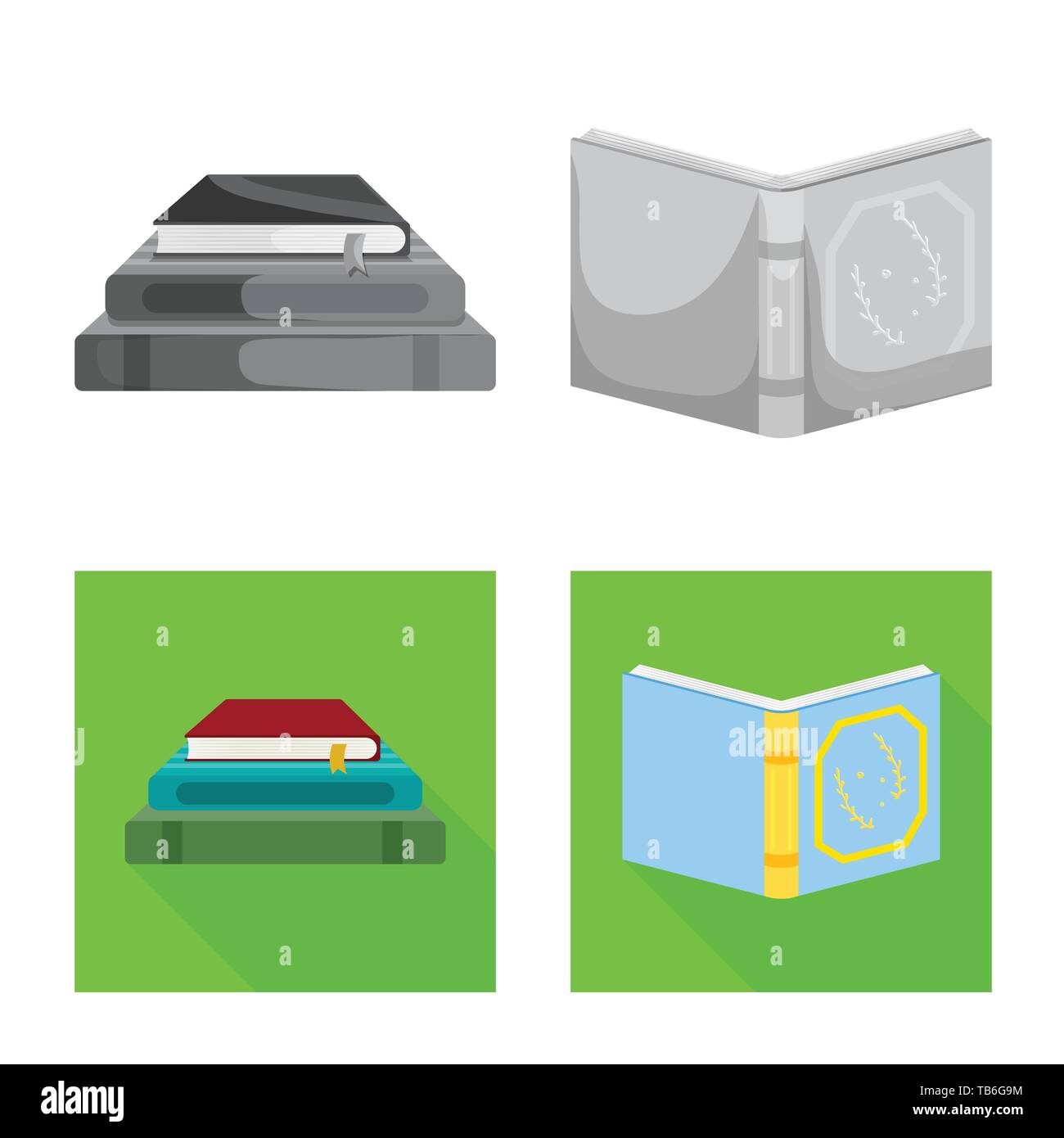 Vector design of training and cover sign. Collection of training and ...