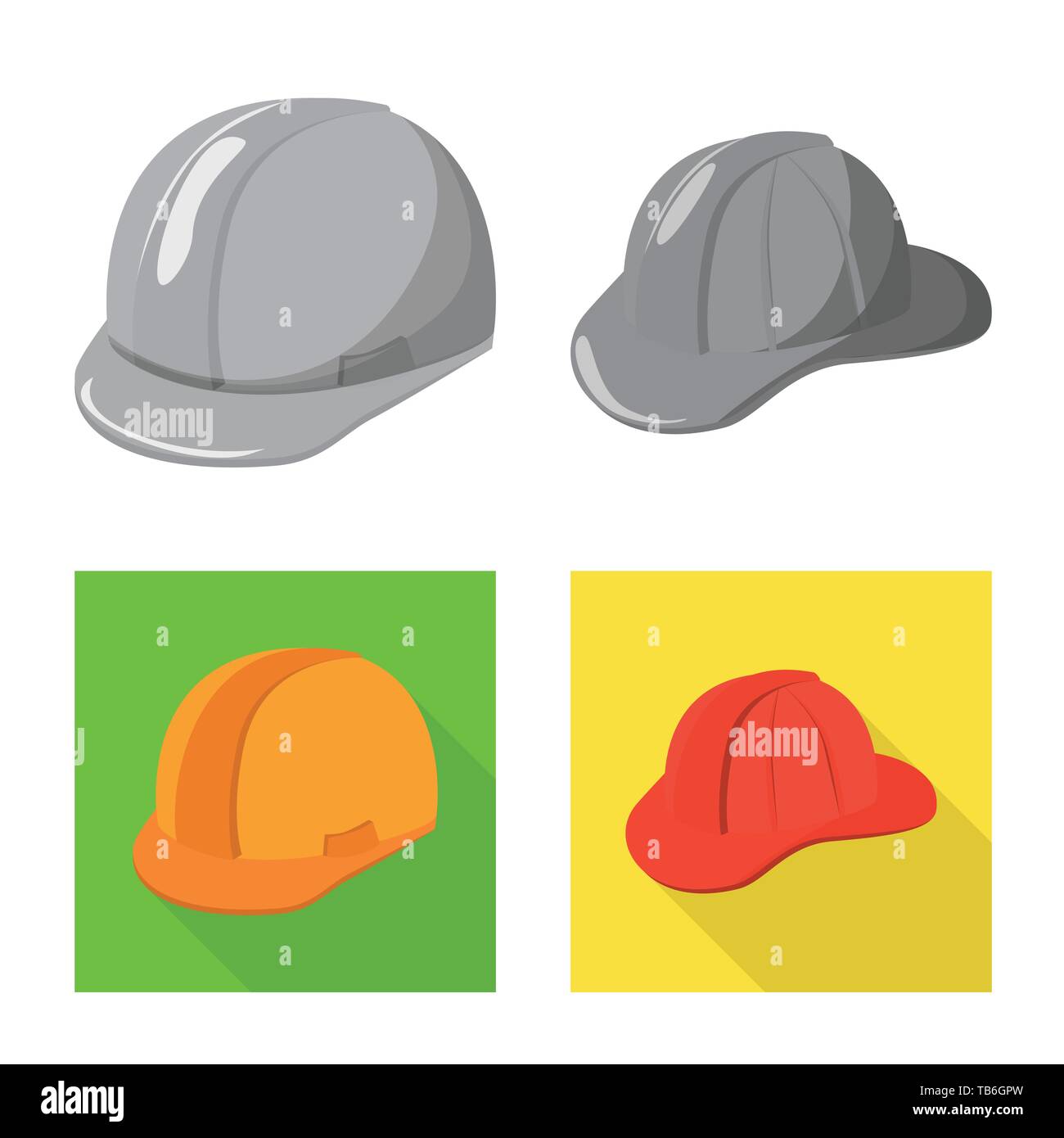 Isolated object of clothing and cap logo. Set of clothing and beret ...