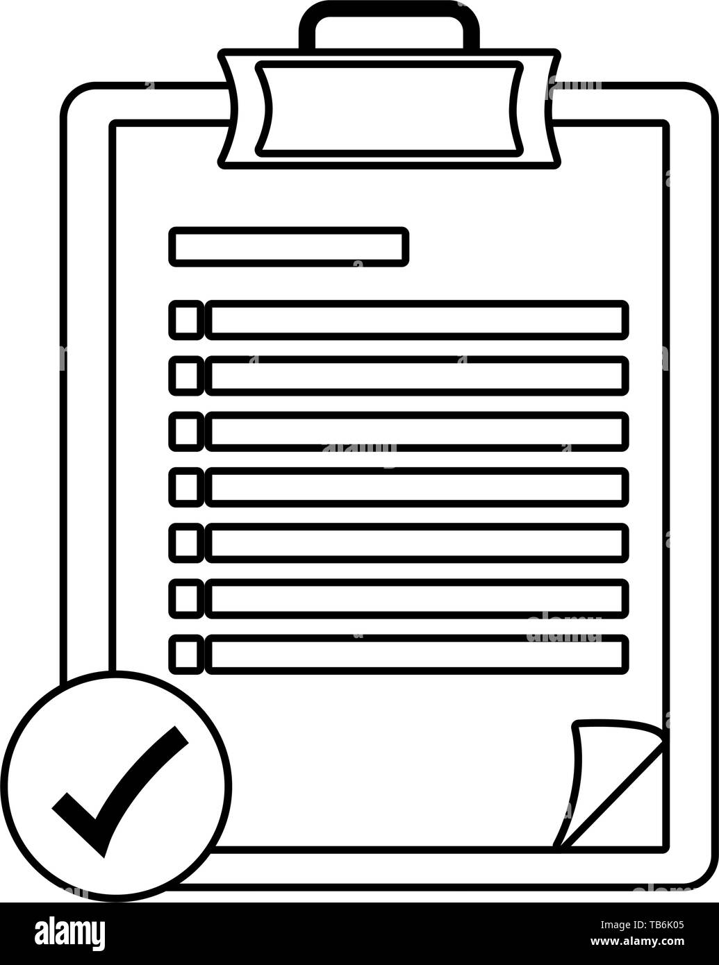 checklist icon cartoon isolated vector illustration graphic design ...
