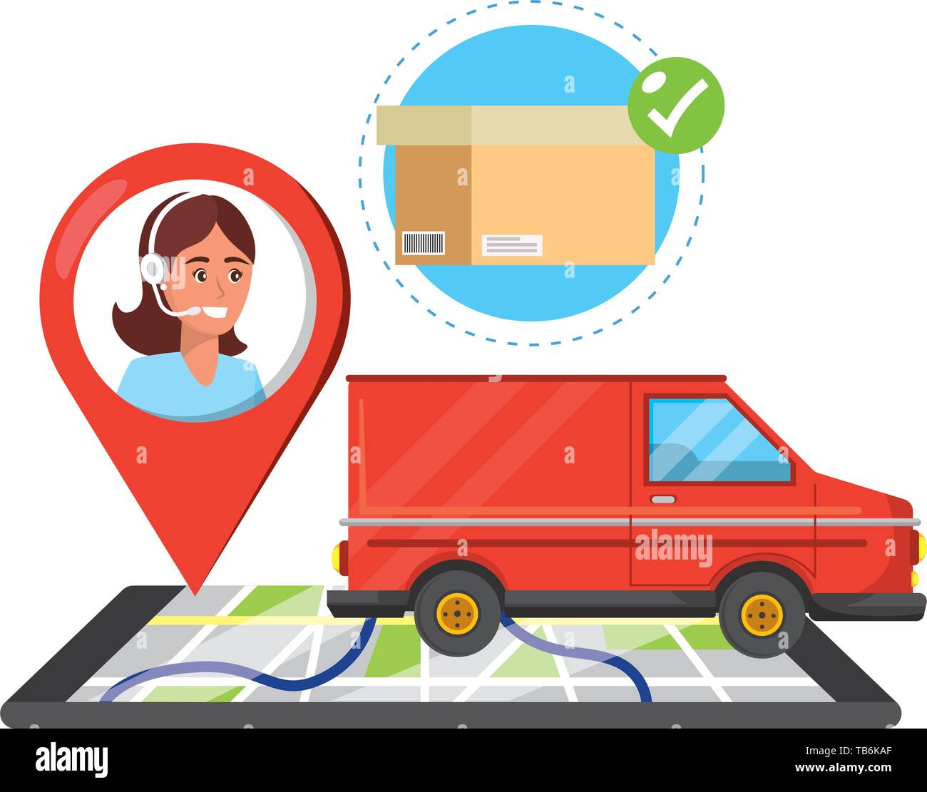customer support logistics service tracking and delivery call center ...