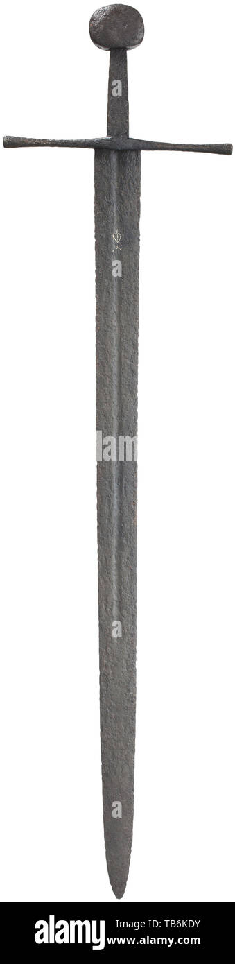 A Northern Italian knightly sword, 1st half of the 14th century, Sturdy ...