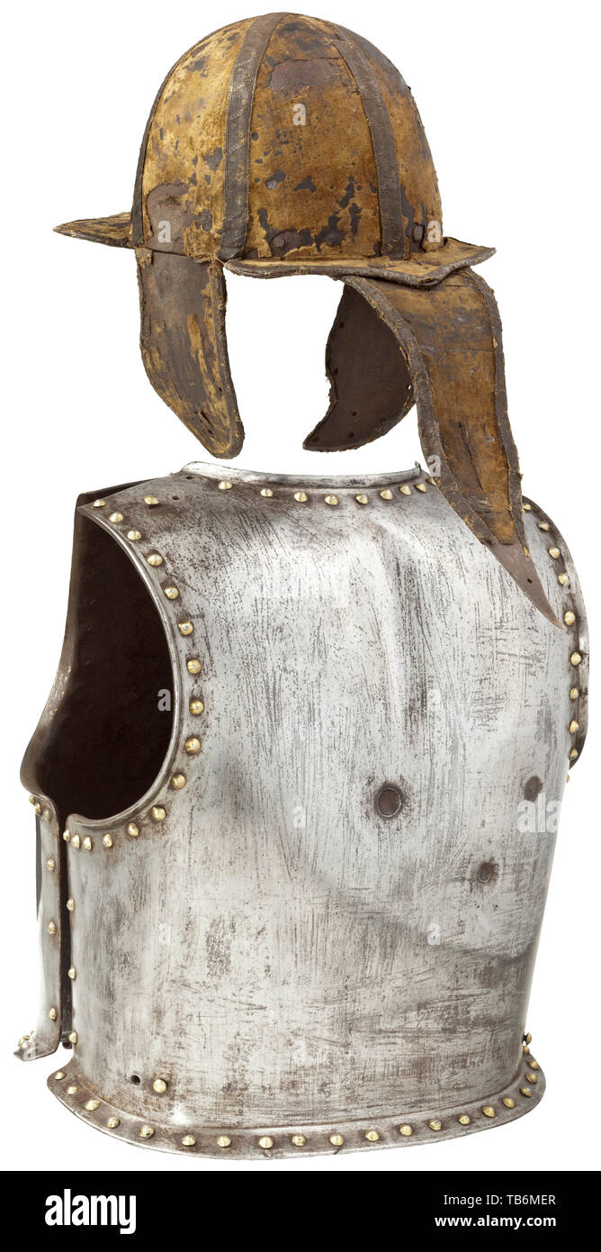 A German bullet-proof suit of armour from the armoury of the Dukes of ...