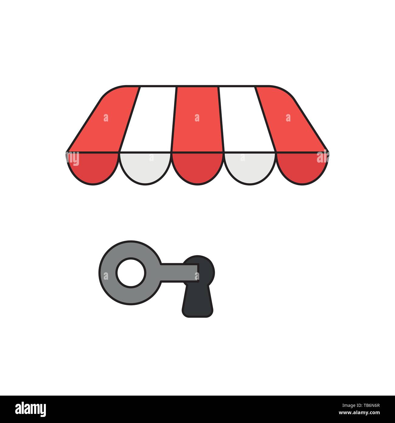 Keyhole window Cut Out Stock Images & Pictures - Alamy