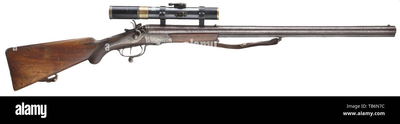 LONG ARMS, MODERN HUNTING WEAPONS, double action drilling combination ...