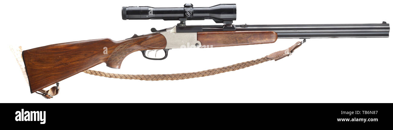 LONG ARMS, MODERN HUNTING WEAPONS, over and under shotgun Blaser Isny ...