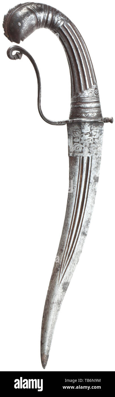 An Indian all-steel chilanum, Deccan, 17th century, Double-edged ...