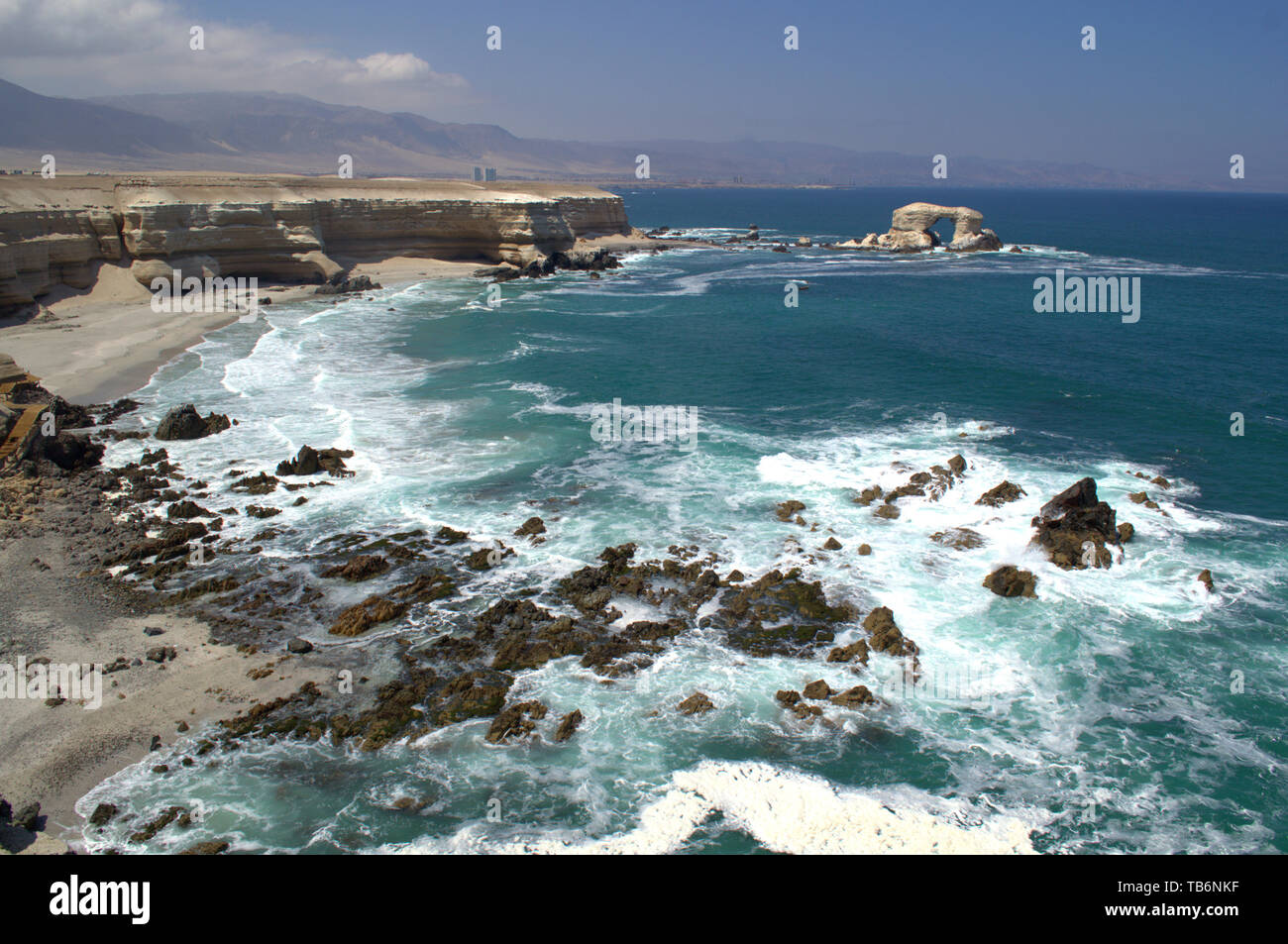 Natural rock formation "La Portada" (The Gate) in Antofagasta, Chile ...