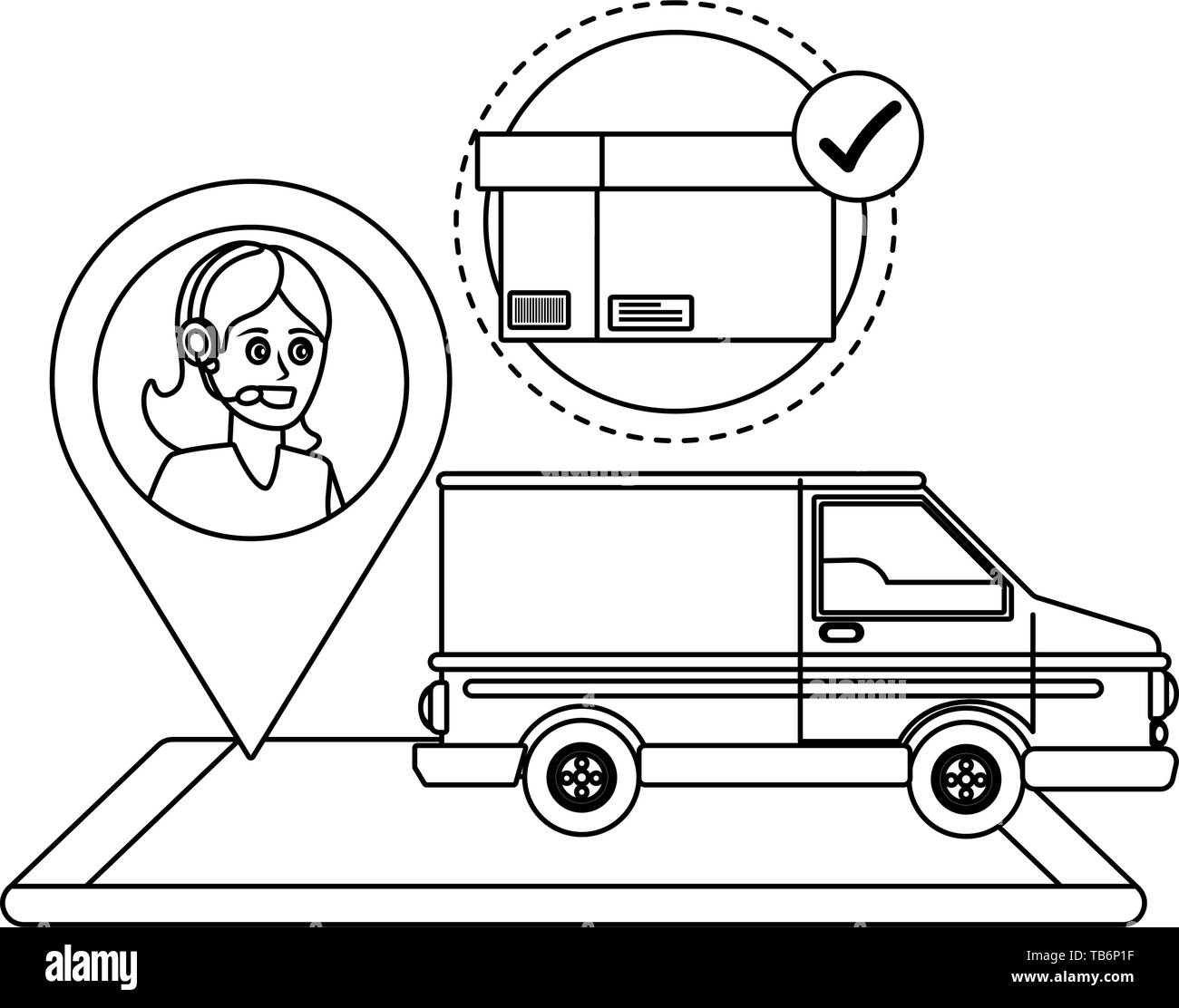 customer support logistics service tracking and delivery call center ...