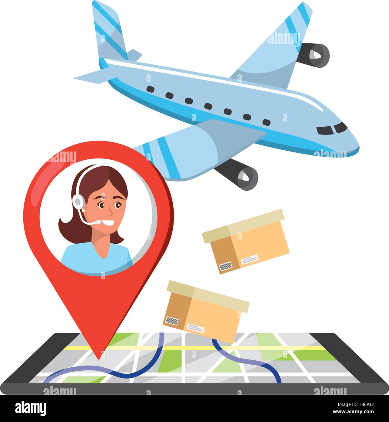 customer support logistics service tracking and delivery call center ...