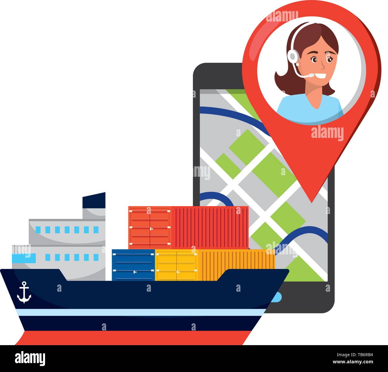 customer support logistics service tracking and delivery call center ...