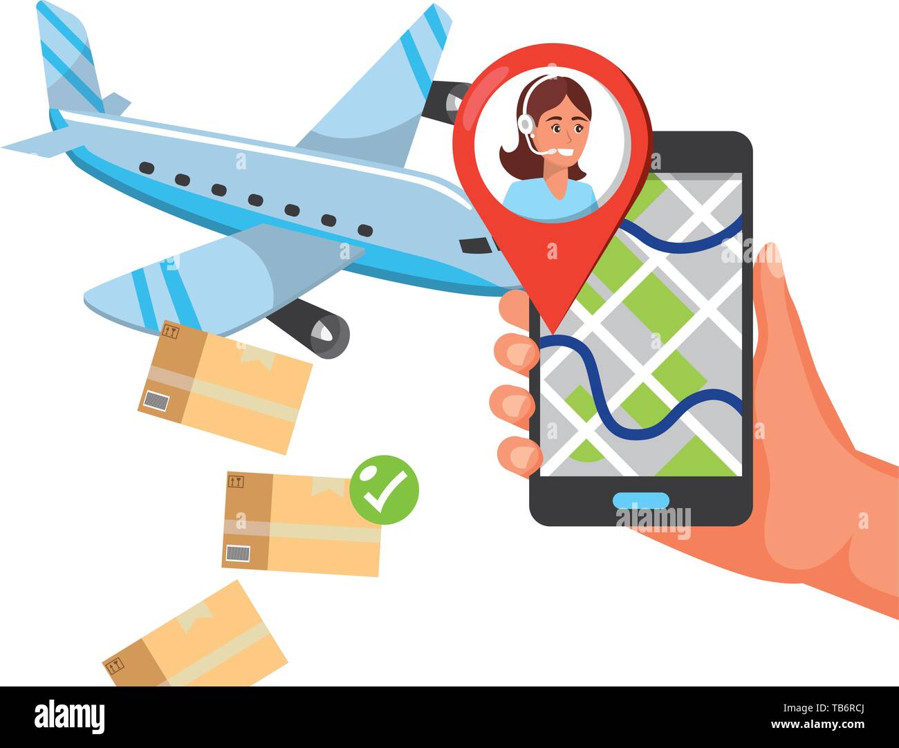 customer support logistics service tracking and delivery call center ...