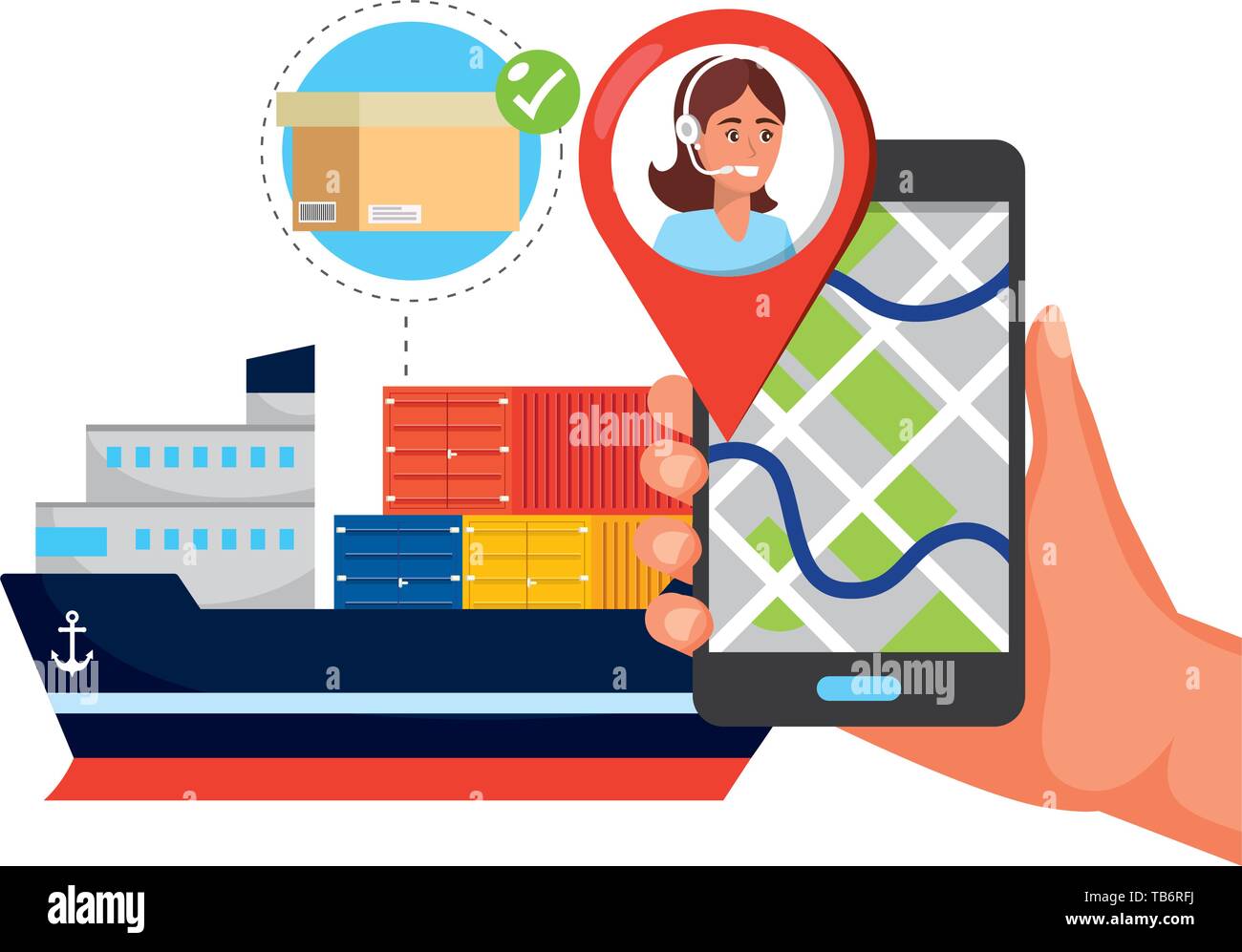 customer support logistics service tracking and delivery call center ...