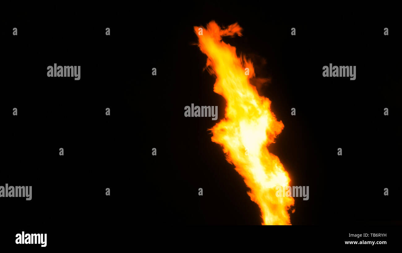 Streams of flame Stock Photo - Alamy
