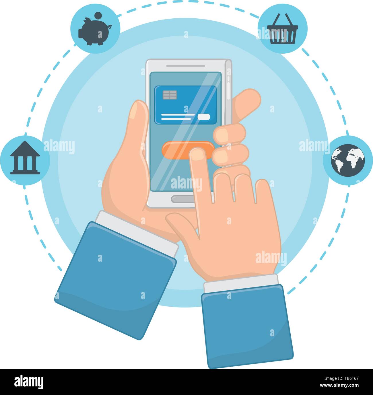 Smartphone design, Store shopping online ecommerce media market and ...