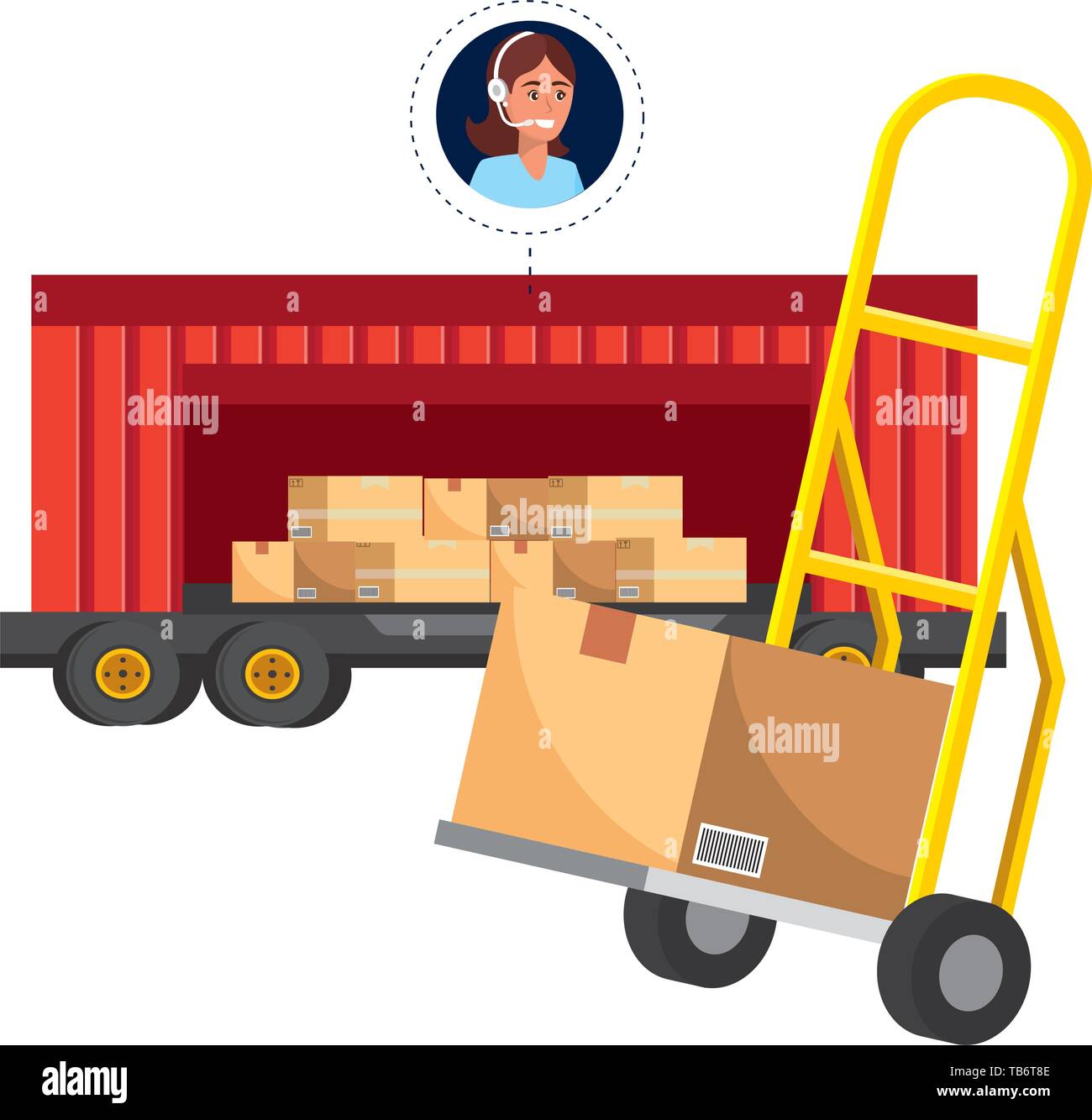 customer support logistics service tracking and delivery call center ...