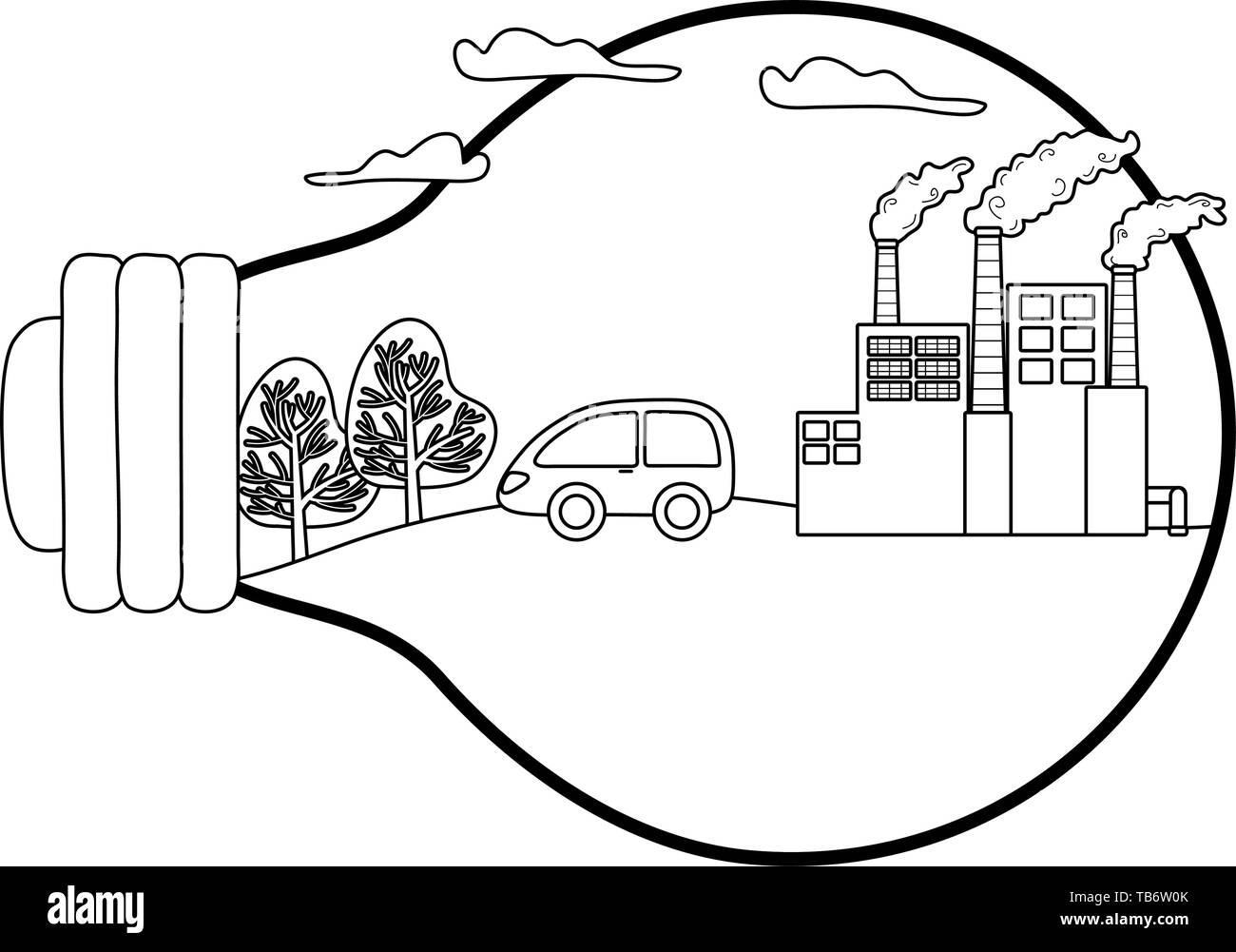 light bulb design, Save energy ecology power eco and environment theme ...