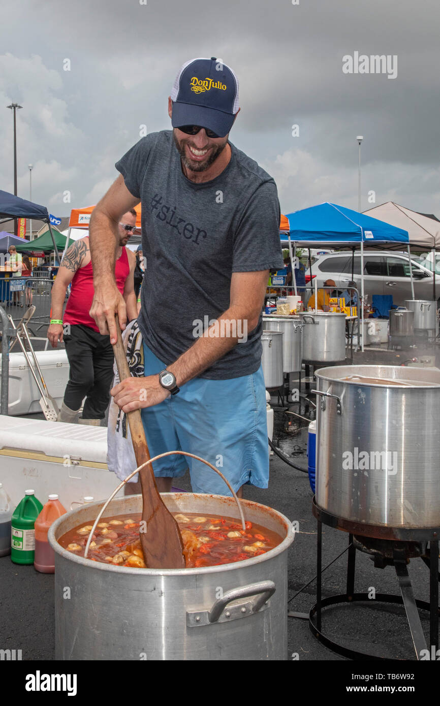 New Orleans, Louisiana - The Crawfish Mambo, an annual crawfish cook ...