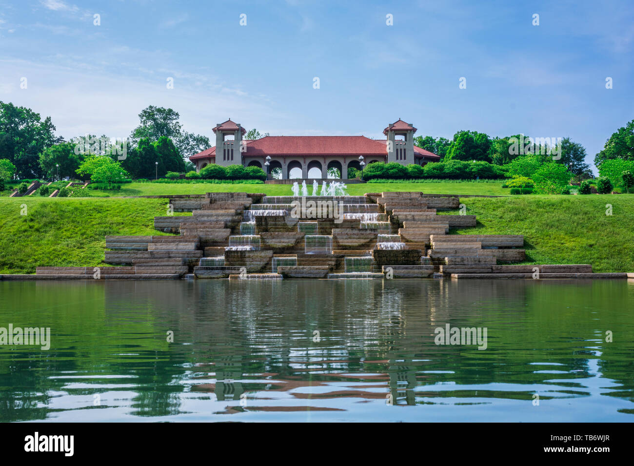 The World's Fair Pavilion on a early summer morning. Designed by ...