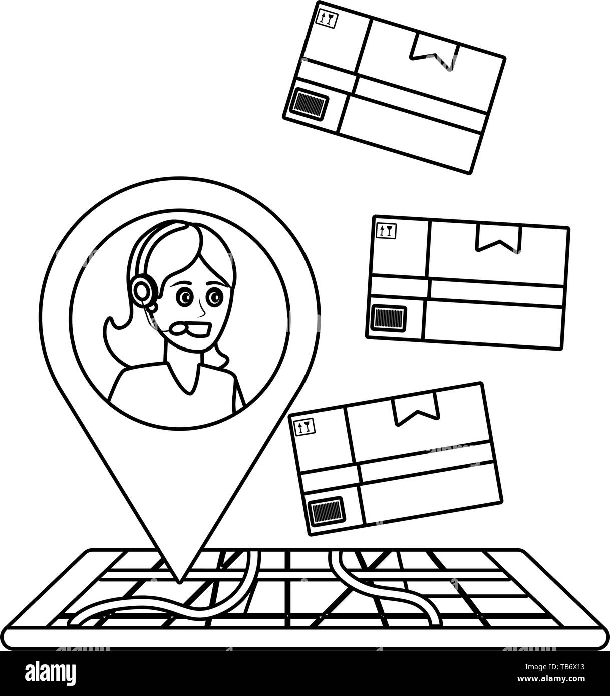 customer support logistics service tracking and delivery call center ...