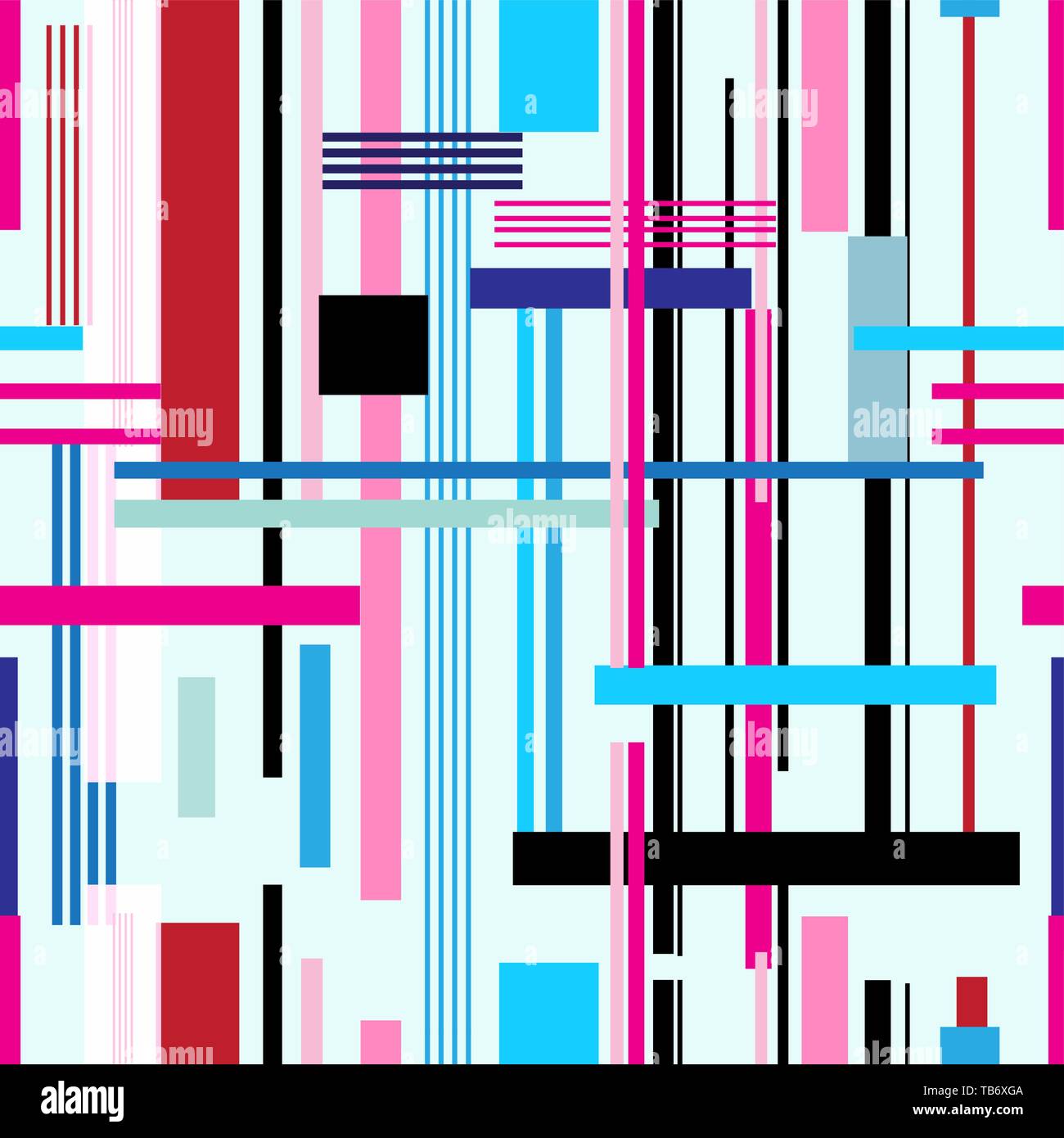 Seamless rectangles stripes pattern hi-res stock photography and images ...