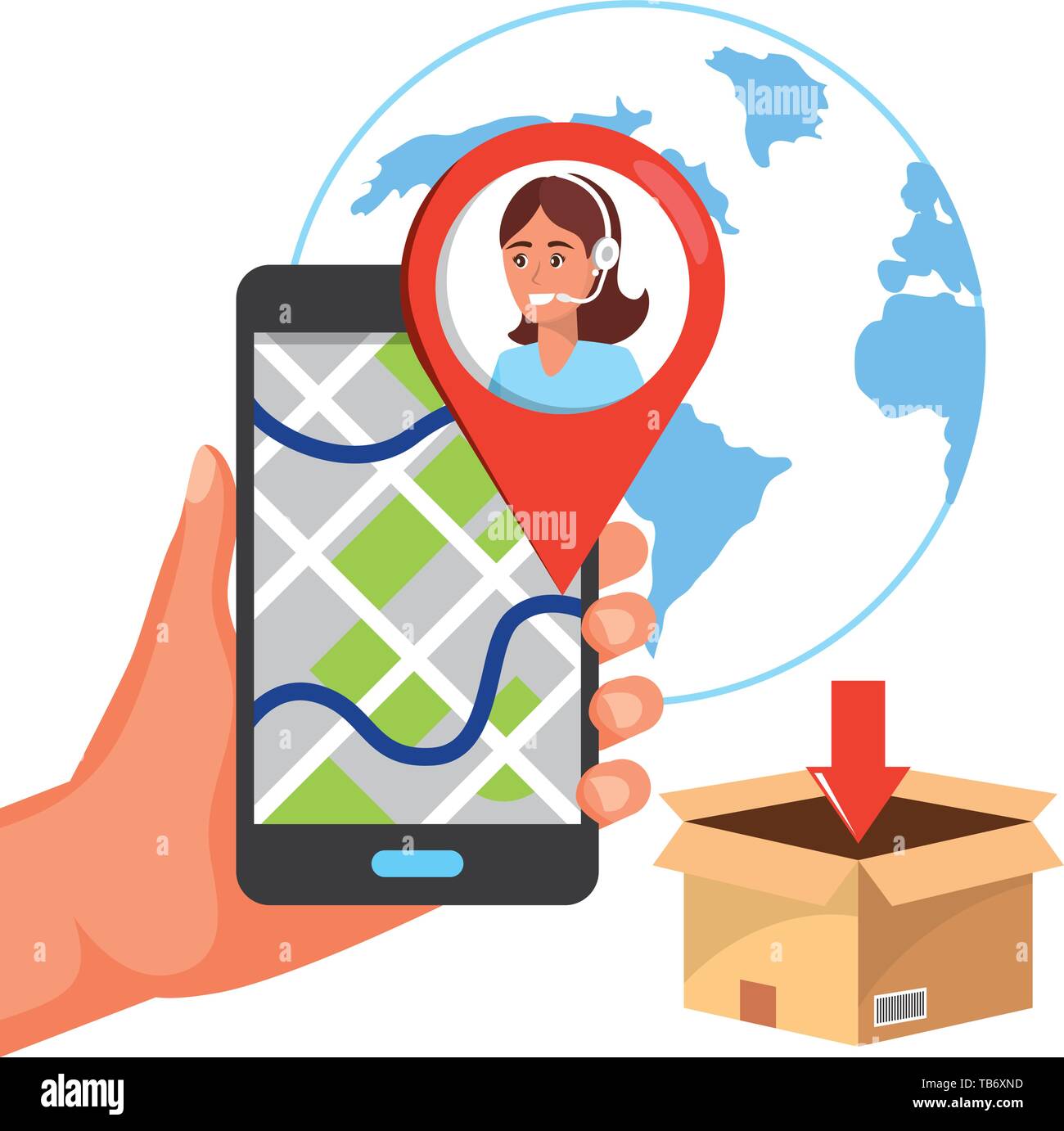 customer support logistics service tracking and delivery call center ...