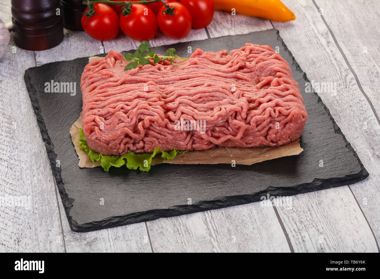Raw turkey minced meat for cooking Stock Photo - Alamy